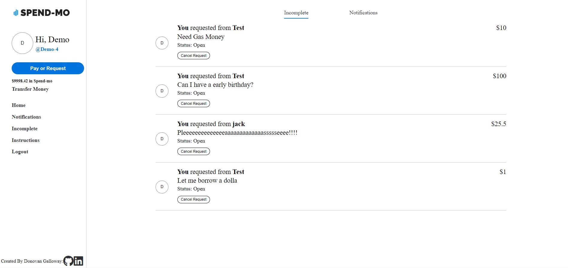 Donovan Galloway Portfolio