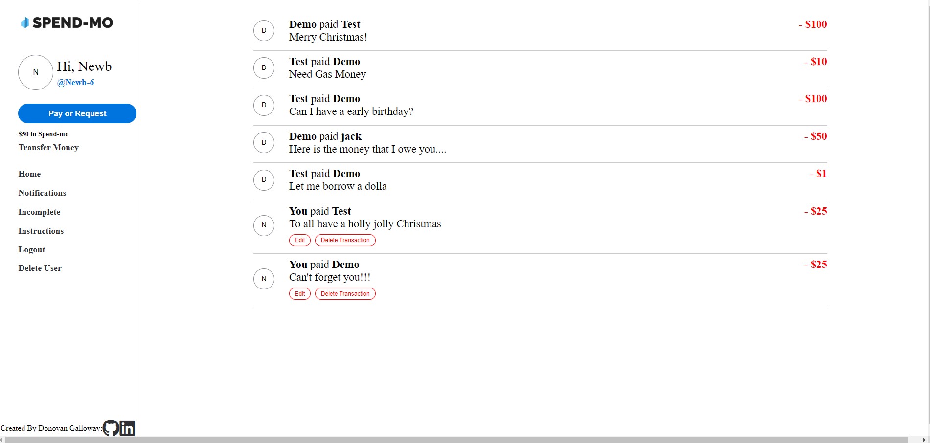 Donovan Galloway Portfolio